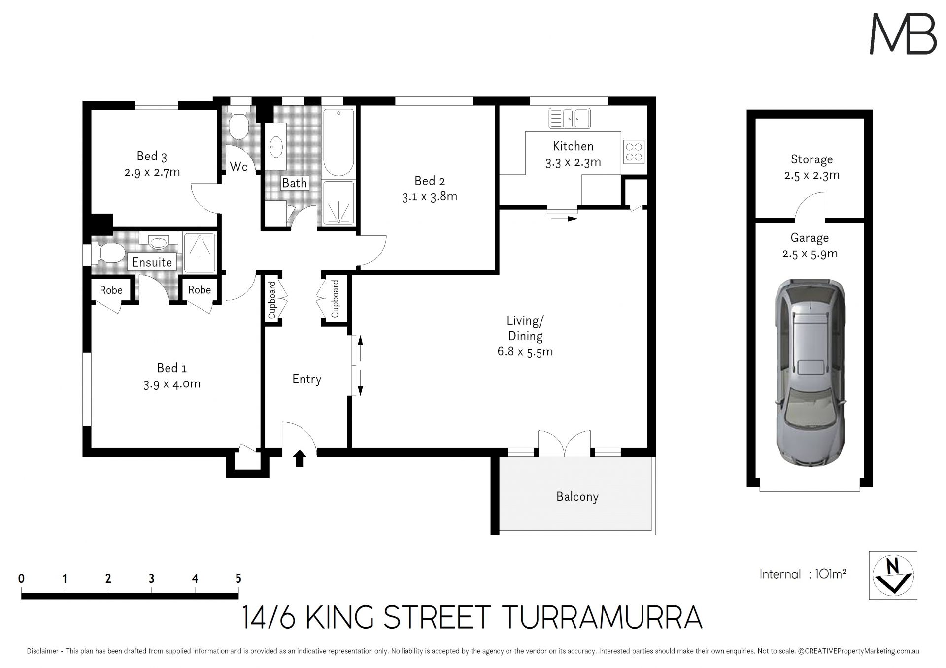 14/6 King Street, TURRAMURRA | McConnell Bourn Pty Ltd