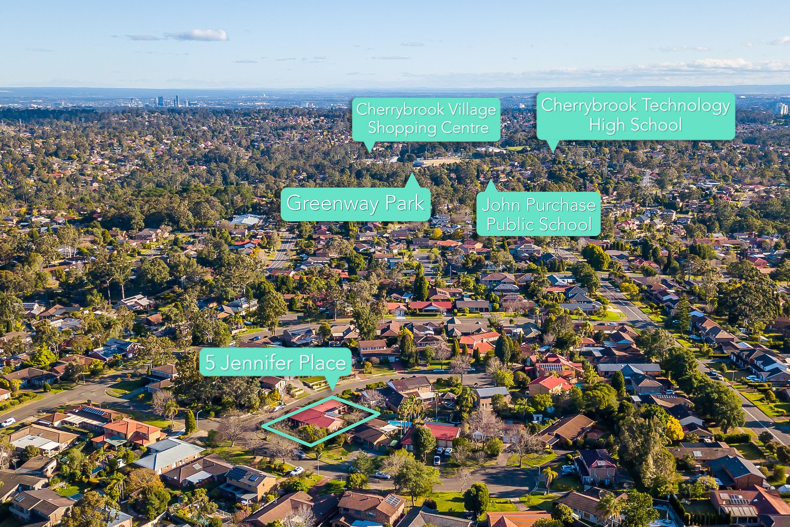 Real Estate For Sale - 5 Jennifer Place - Cherrybrook , NSW